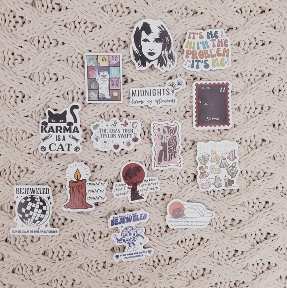 Taylor Swift | Other | Taylor Swift Swiftie Stickers Pack | Poshmark